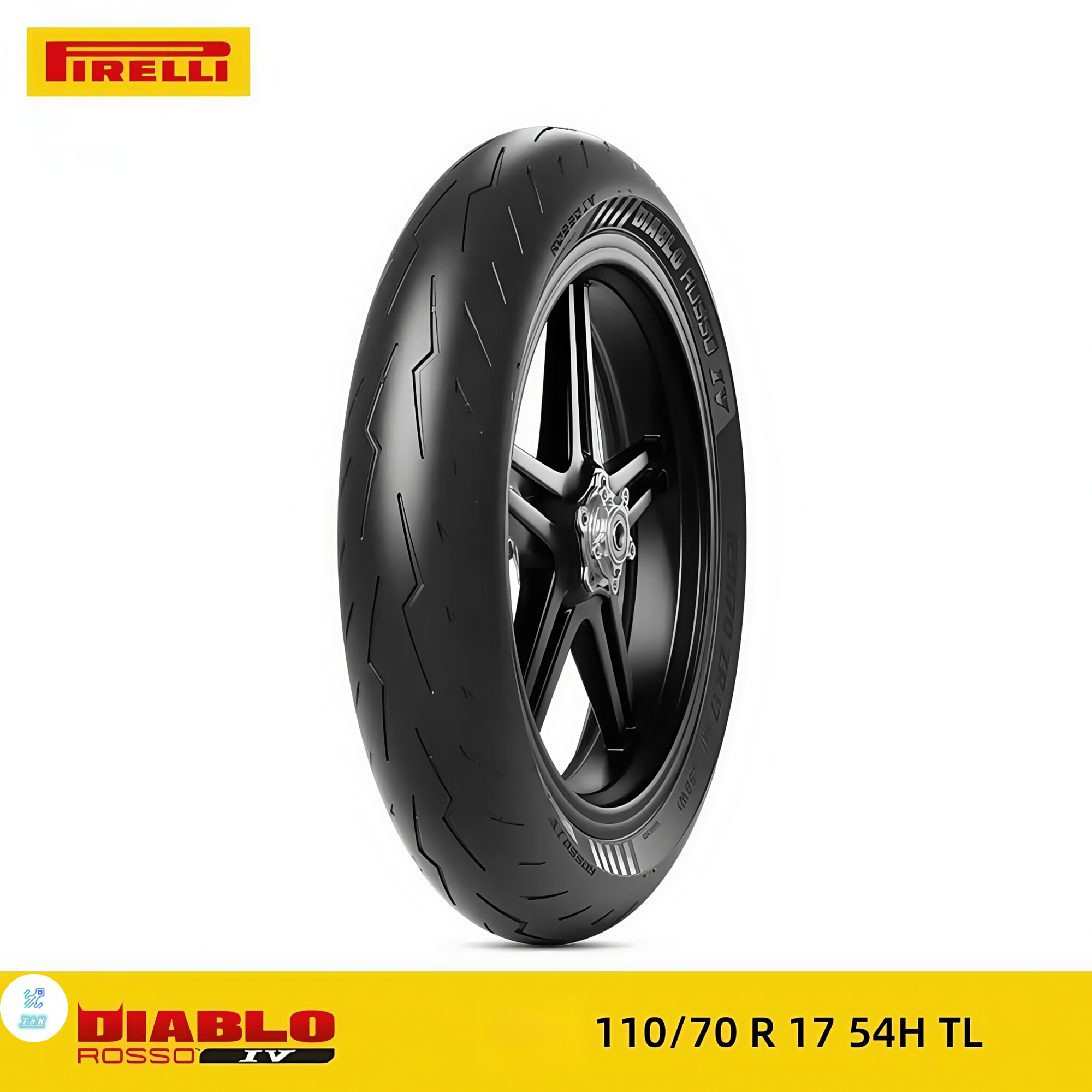 Pirelli Мотошина шина для мотоцикла Pirelli Diablo Rosso 4 110/70 R17 M/C (54H) TL