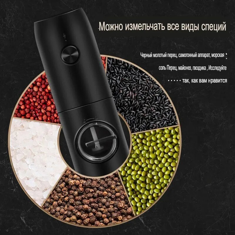 Электрическая кофемолка для измельчения льняного семени