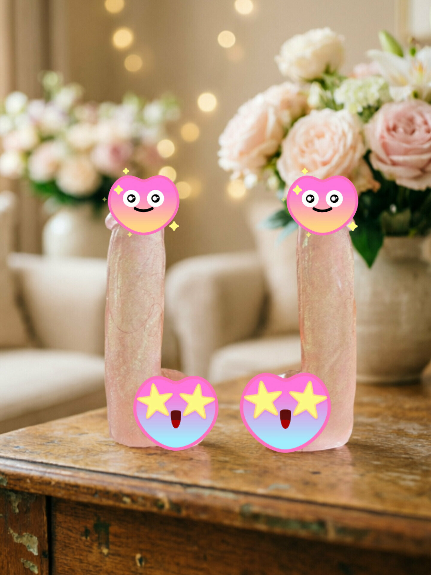 Сувенир из эпоксидной смолы в виде члена 21 см с силиконовым покрытием. Нежно розовый. Хэндмэйд, сделано по слепку