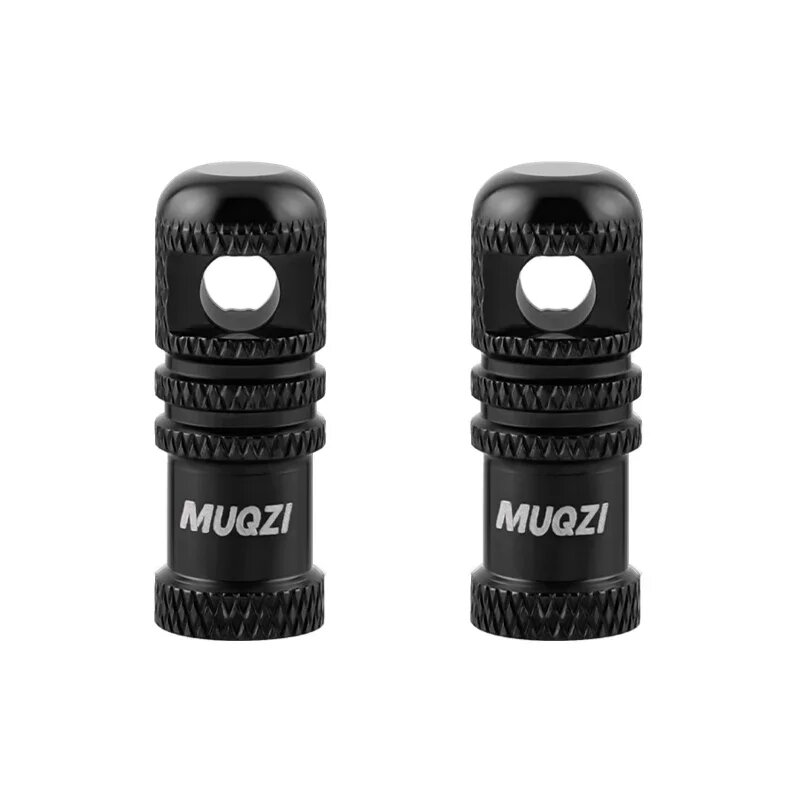 MUQZI Крышки клапанов Presta черные, 2 шт.