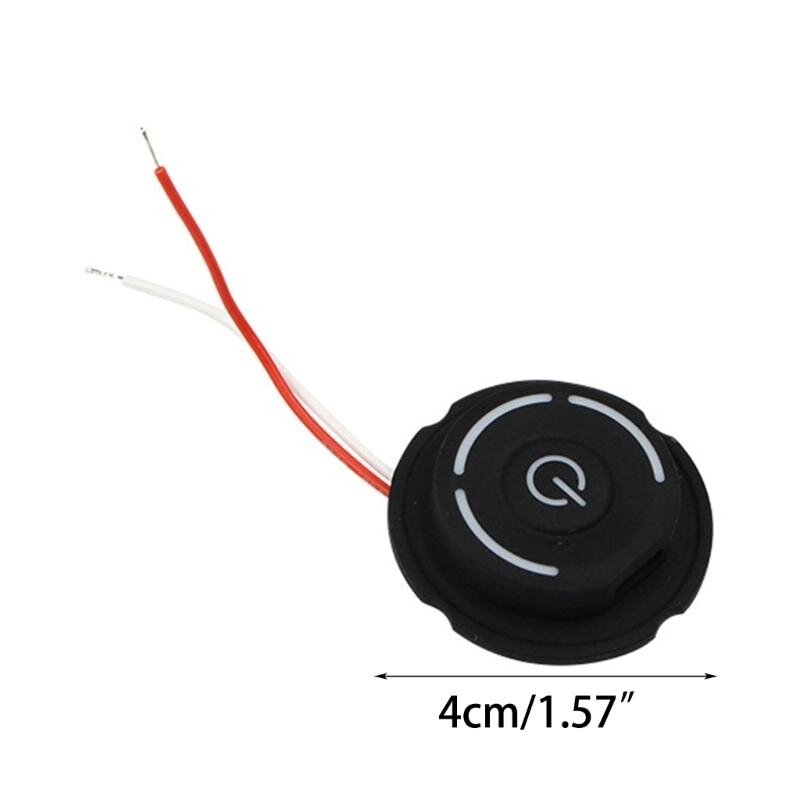 Type-C Integrated Temperature Control Silicone Push Button Easy to Install Surfaces Mount — фото 1