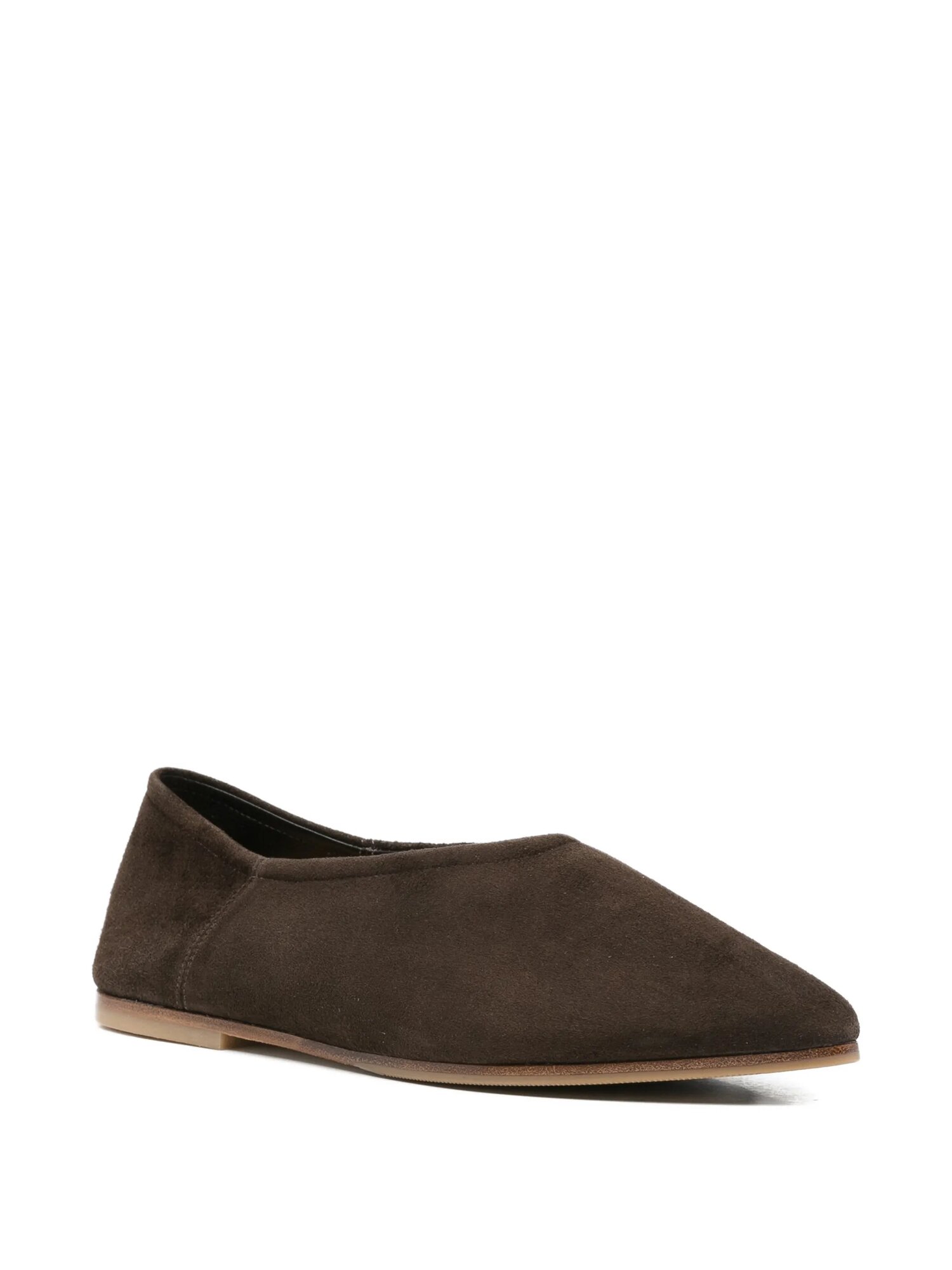 Балетки Babu Pointed-toe ballet flats, размер 37, коричневый — фото 1