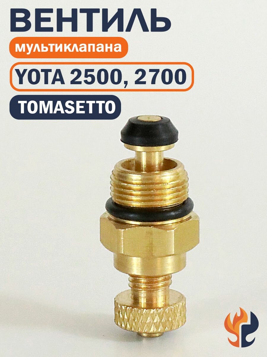 Вентиль мультиклапана ГБО 2500, 2700 / TOMASETTO М14х1