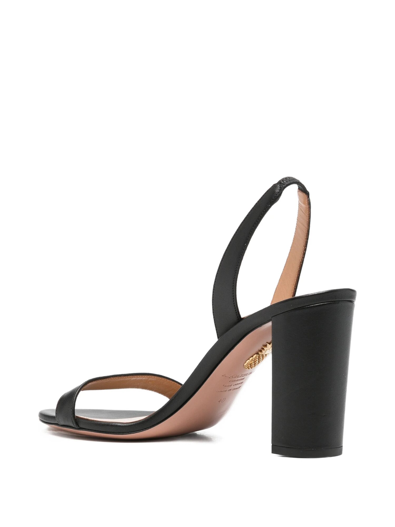 Босоножки Aquazzura So Nude, размер 35, black/black — фото 1