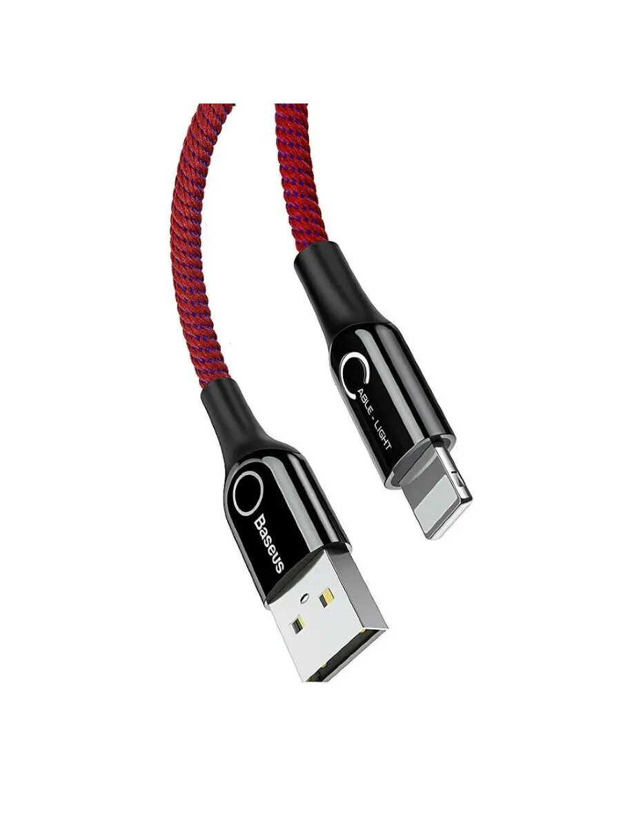 Кабель для айфона USB - Lightning 2.4A 1m Red