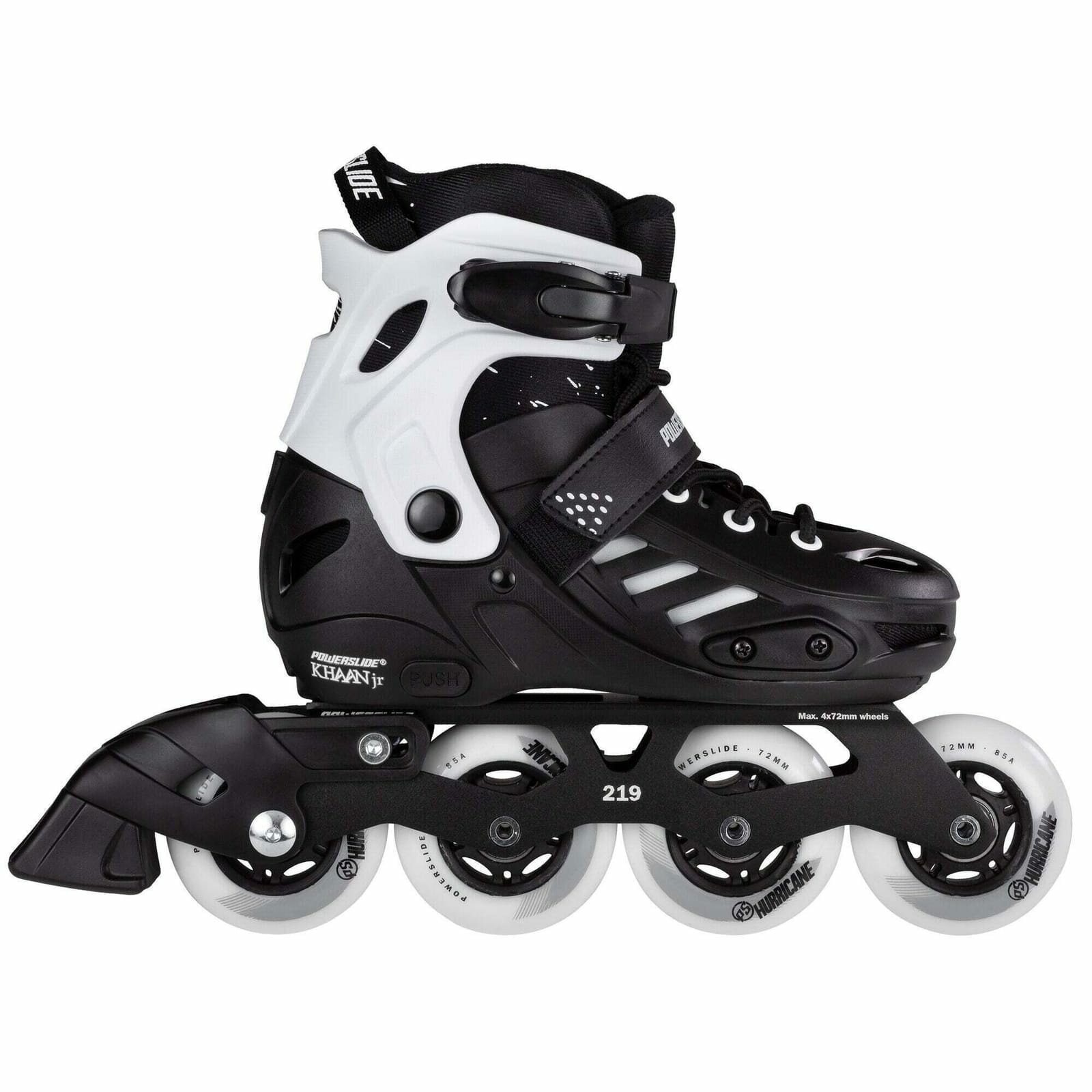 DECATHLON ролики Powerslide Khaan SQD, черный, размер 31/34, рама 219 мм, колеса 72 мм