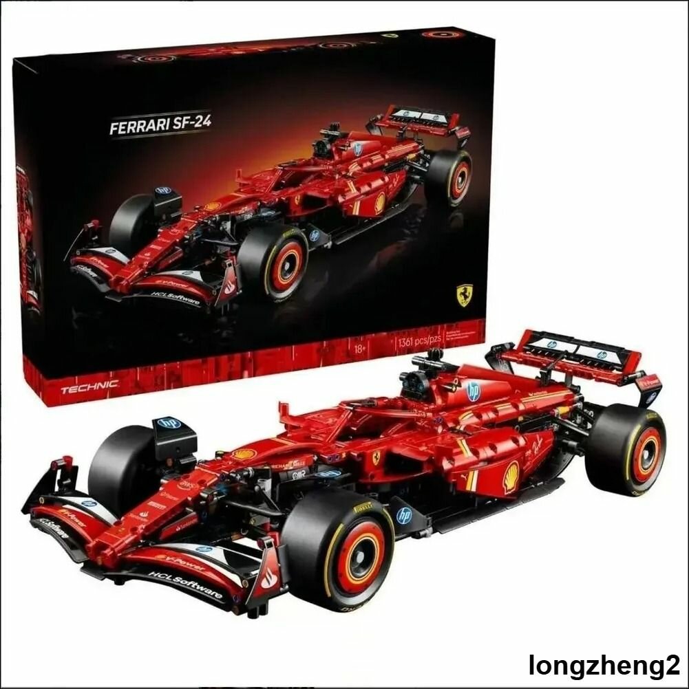Lali F1 гонки SF-24 строительный блок сборки игрушка
