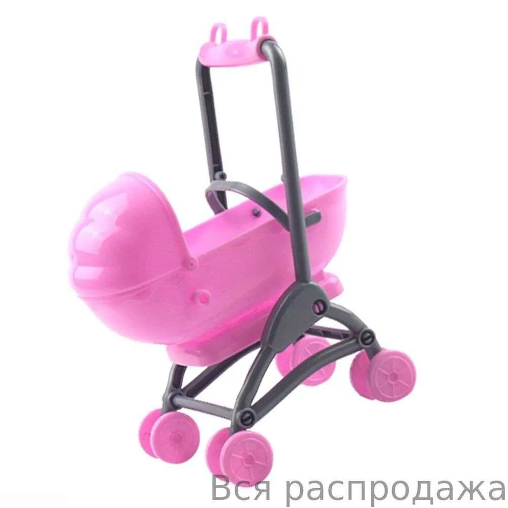 Пластиковая Коляска Для Куклы, Игрушка Для Домашнего Украшения, 1 Шт