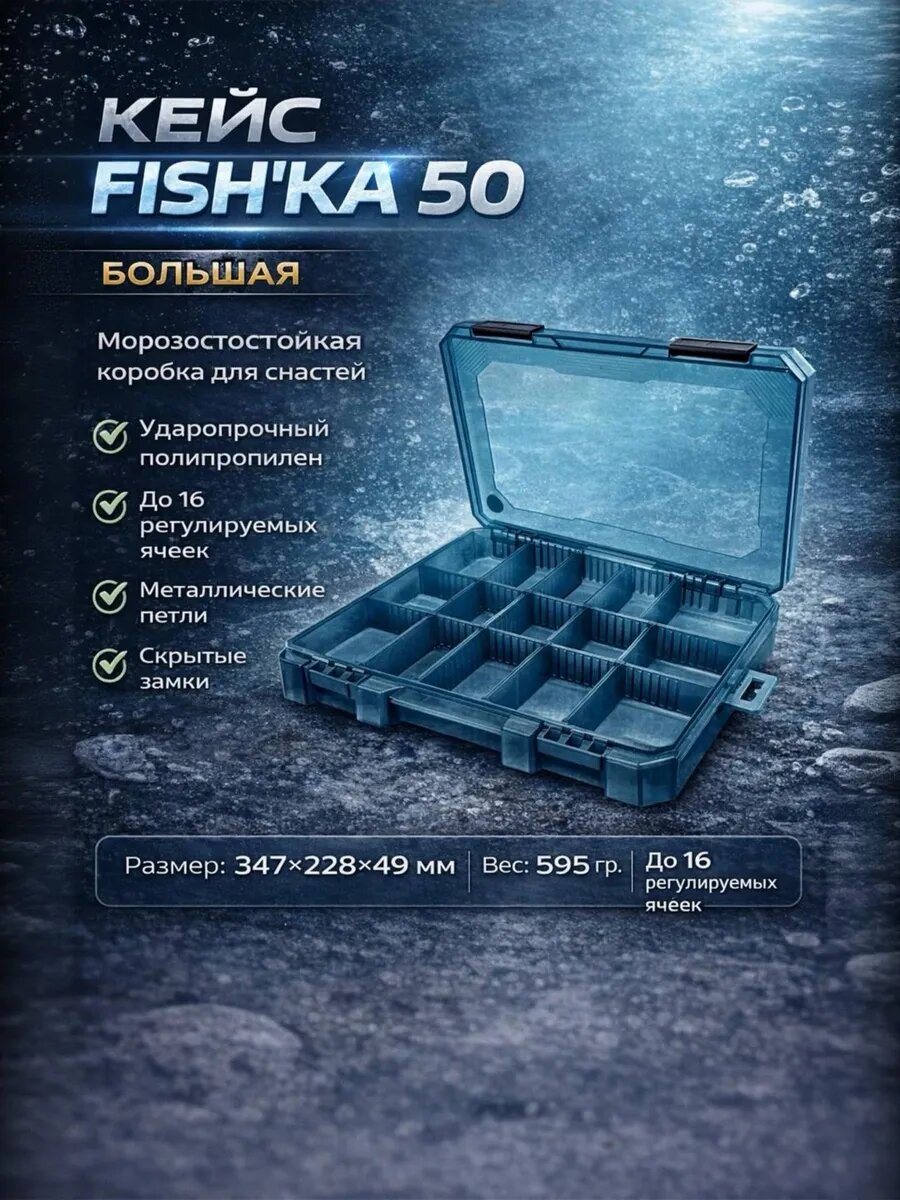 Кейс рыболовный FISHKA 50
