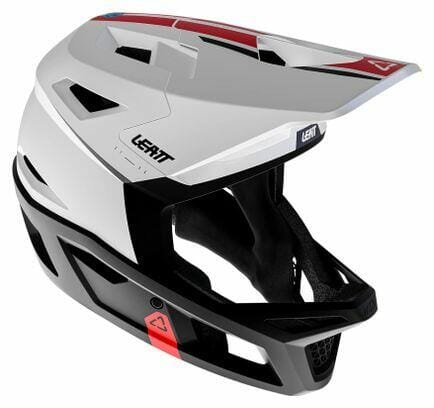 DECATHLON шлем защитный LEATT Helmet MTB Gravity 4.0 V25, белый/черный, размер L