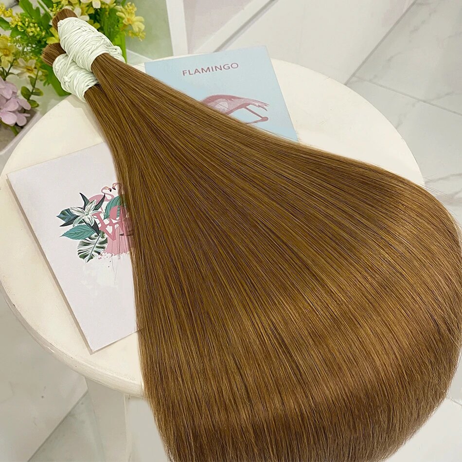 Натуральные волосы Shinehair, 30 дюймов, 75 см, 100 г, цвет 8