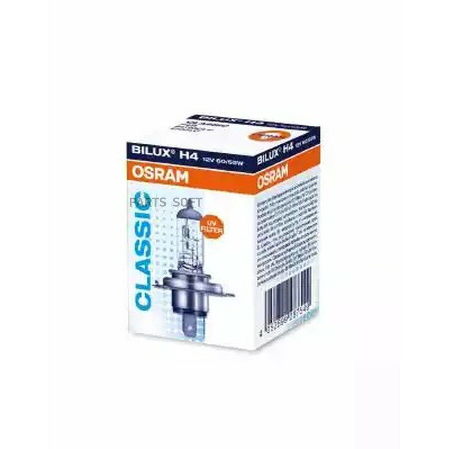 Лампа галогенная H4 12V 60/55W "OSRAM" Classic (1 шт.) OSRAM 64193CLC | цена за 1 шт