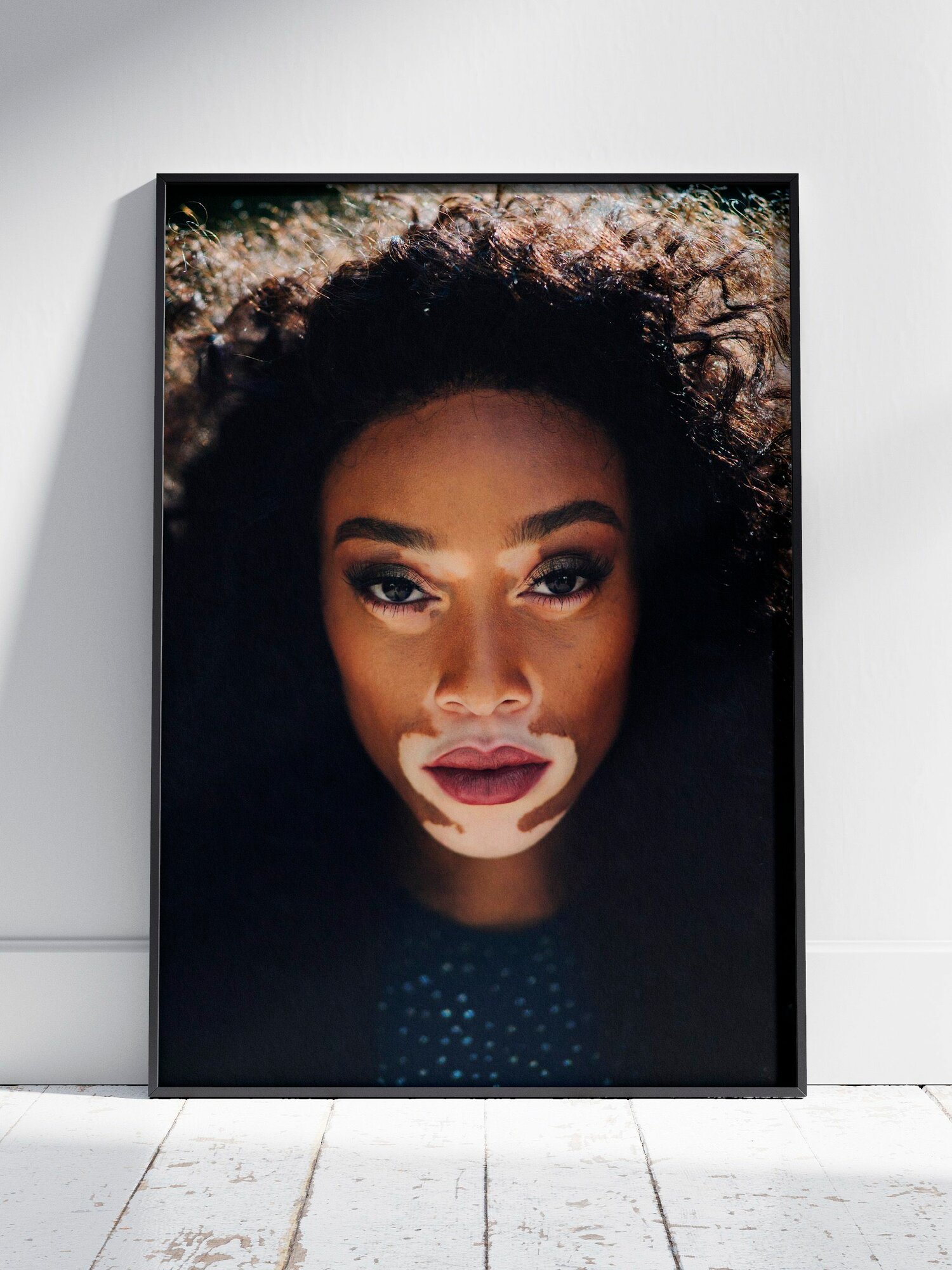 Плакат на стену для интерьера Винни Харлоу (Winnie Harlow 17) - Постер по модели, бренду и моде формата A4 (21x30 см)