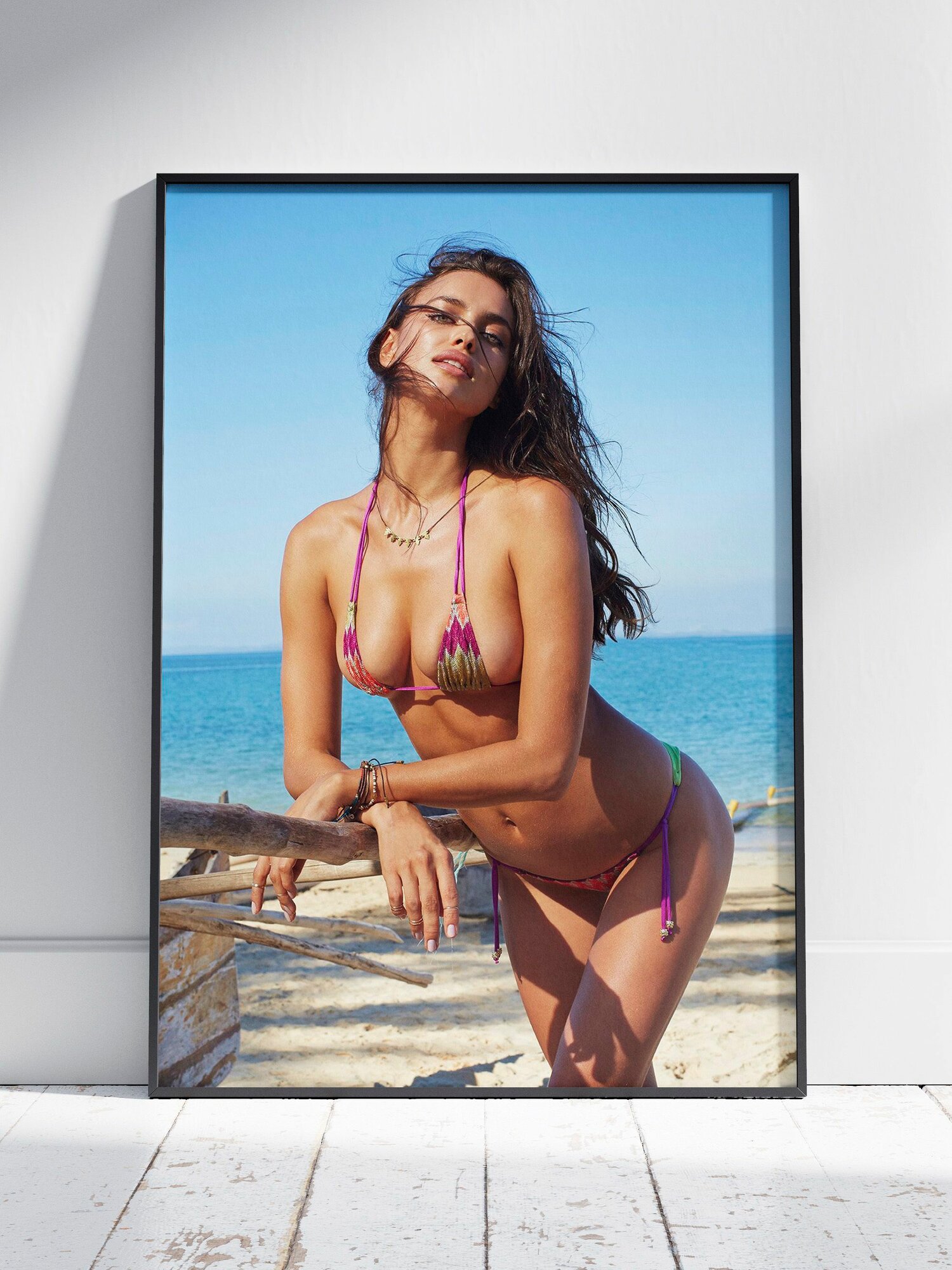 Плакат на стену для интерьера Ирина Шейк (Irina Shayk 34) - Постер по модели, бренду и моде формата A4 (21x30 см)