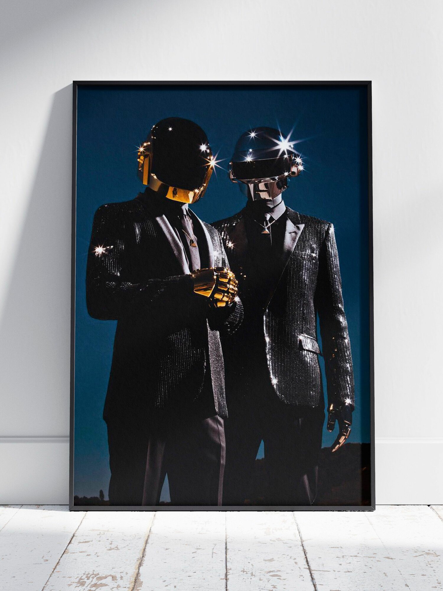 Плакат на стену для интерьера Дафт Панк (Daft Punk 15) - Постер по музыке и артисту формата A4 (21x30 см)