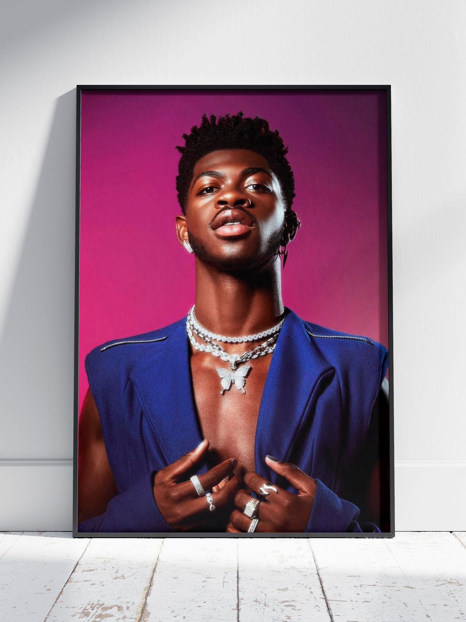 Плакат на стену для интерьера Лил Нас Икс (Lil Nas X 27) - Постер по музыке и артисту формата A4 (21x30 см)