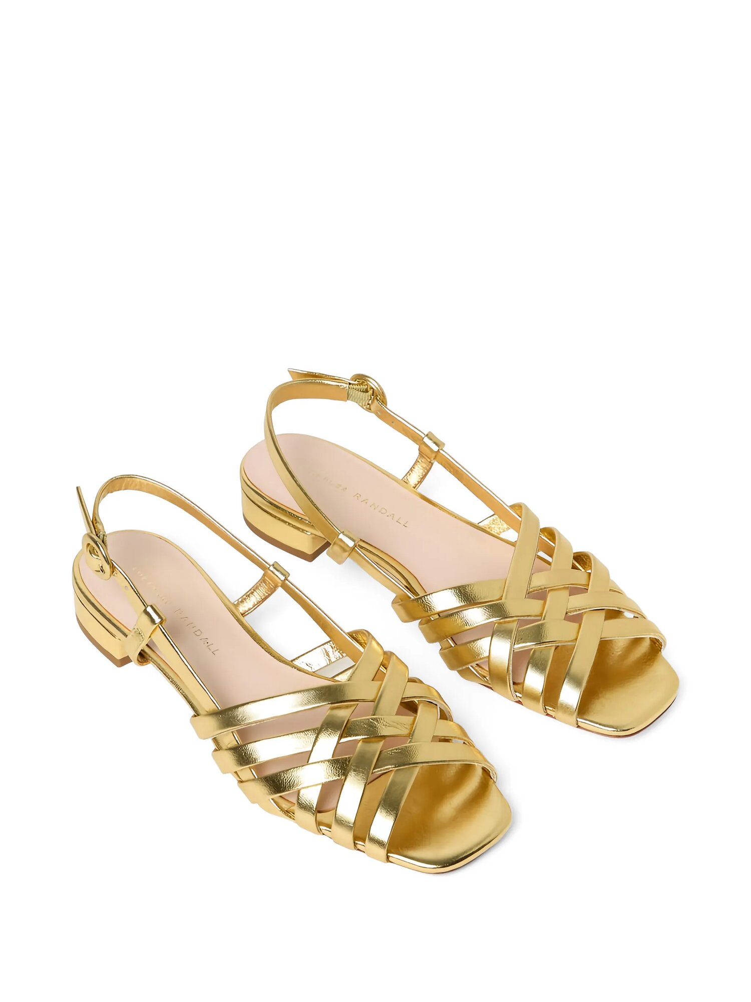 Босоножки Loeffler Randall Devon Gold, размер 8.5, gold — фото 1