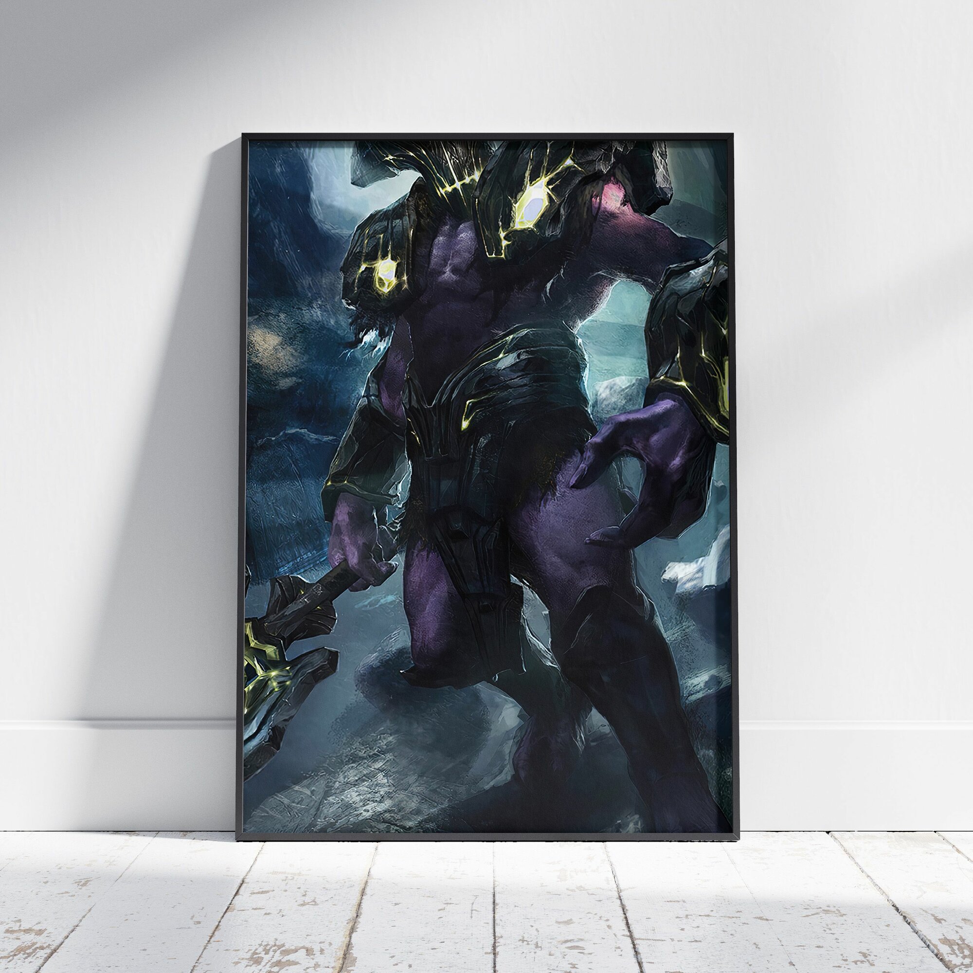 Плакат на стену для интерьера Dota 2 (Faceless Void 7) - Постер по игре формата A4 (21х30 см)
