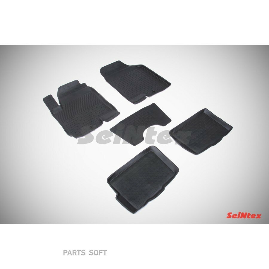 Коврики KIA SOUL 2009-2014 с выс. бор (код7 №82568) от официального дистрибьютора, SEINTEX, артикул 82568