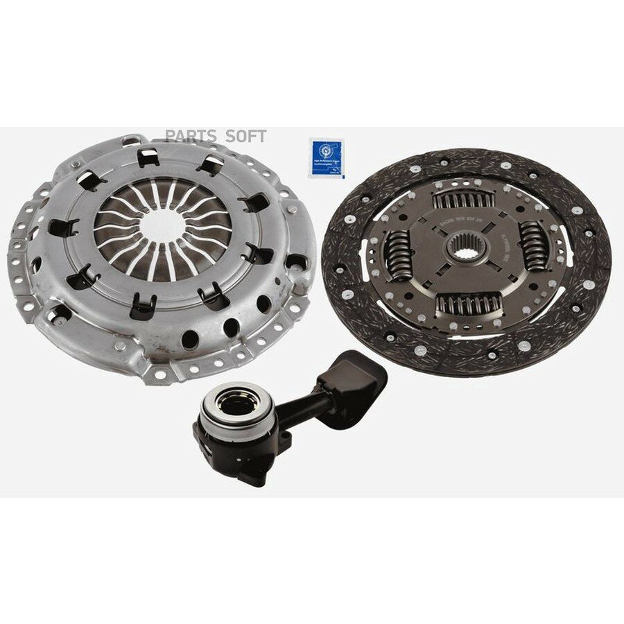 Комплект сцепления от официального дистрибьютора, SACHS, артикул 3000990511
