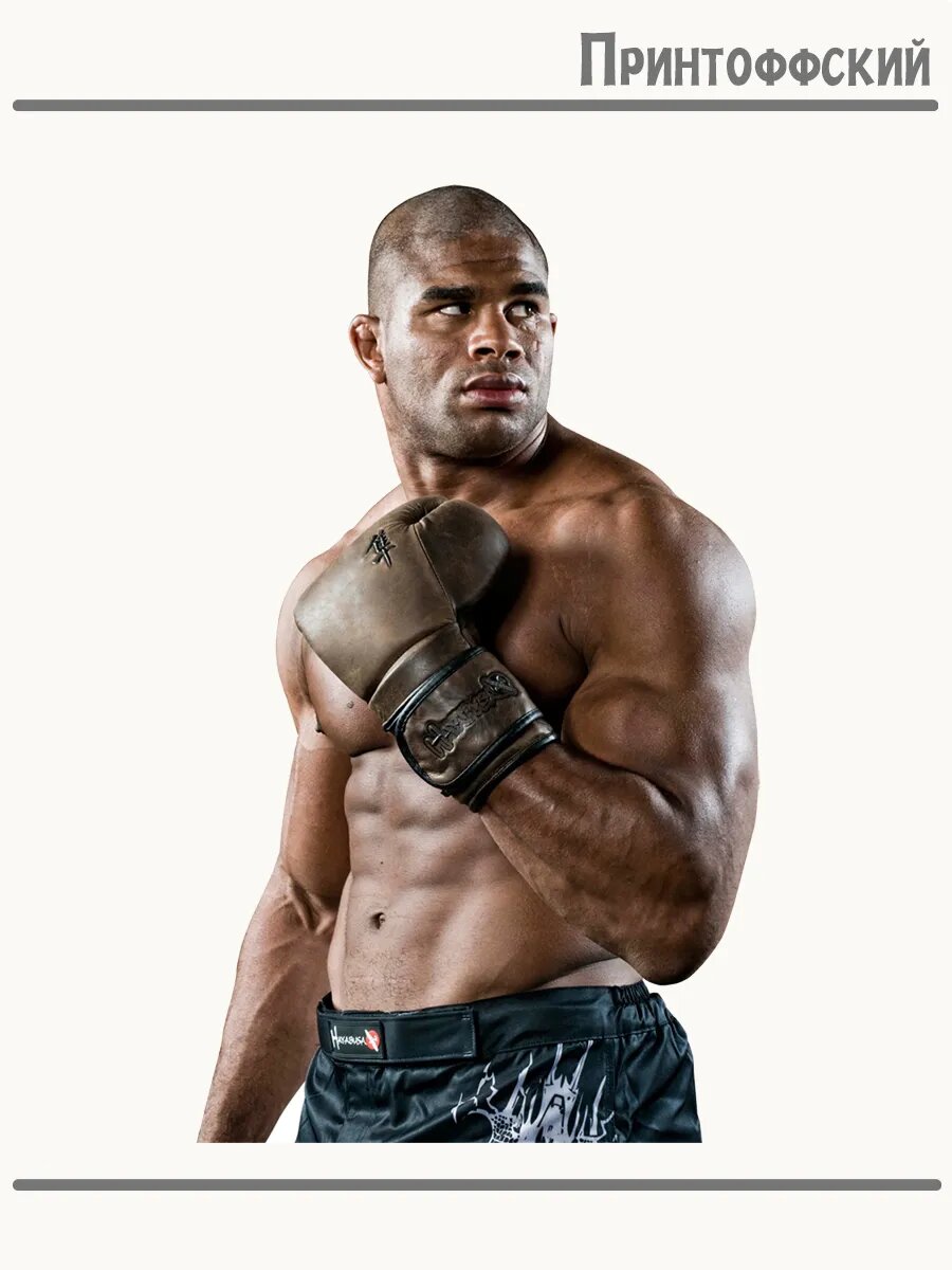 Термонаклейка для одежды и аксессуаров DTF-печать боец из ufc алистар оверим