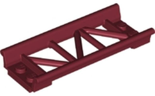 Деталь Lego 26022 Train, Track Roller Coaster Straight 8L