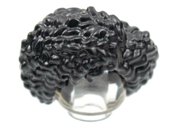Деталь Lego 78301 Minifigure, Hair Female Coiled, Parted Wash and Go