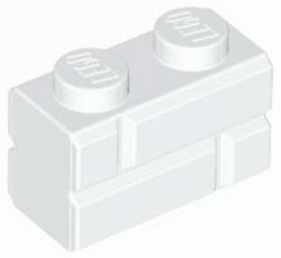Деталь Lego 98283 Brick, Modified 1 x 2 with Masonry Profile