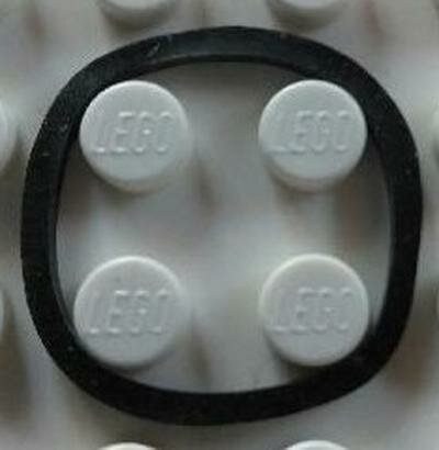 Деталь Lego x88 Rubber Band Small (Square Cross Section)