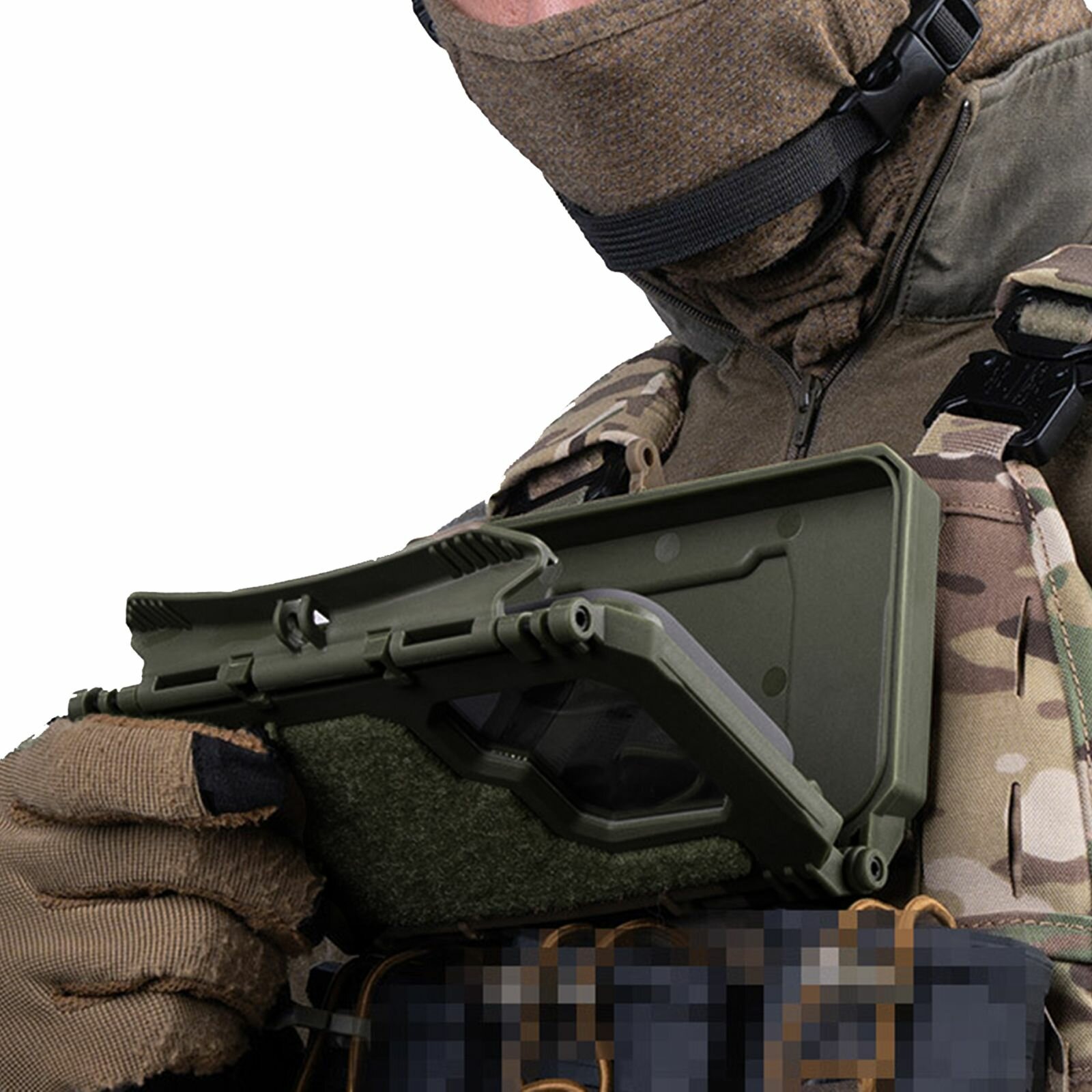 Тактический органайзер для телефона, совместим с MOLLE, цвет хаки