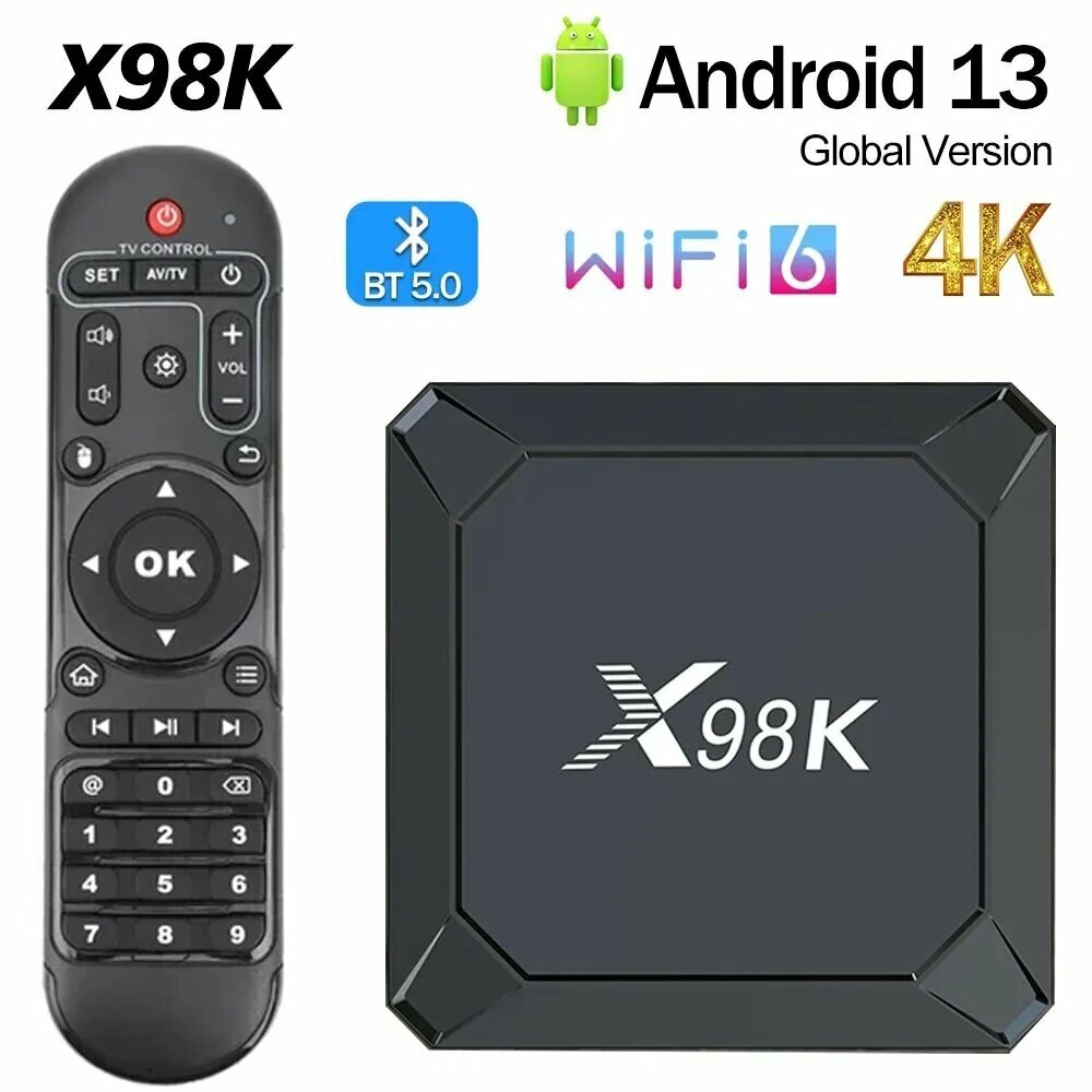 X98K Android 13 RK3528 Умный телевизор 2 ГБ 16 ГБ 1. Политика и политика