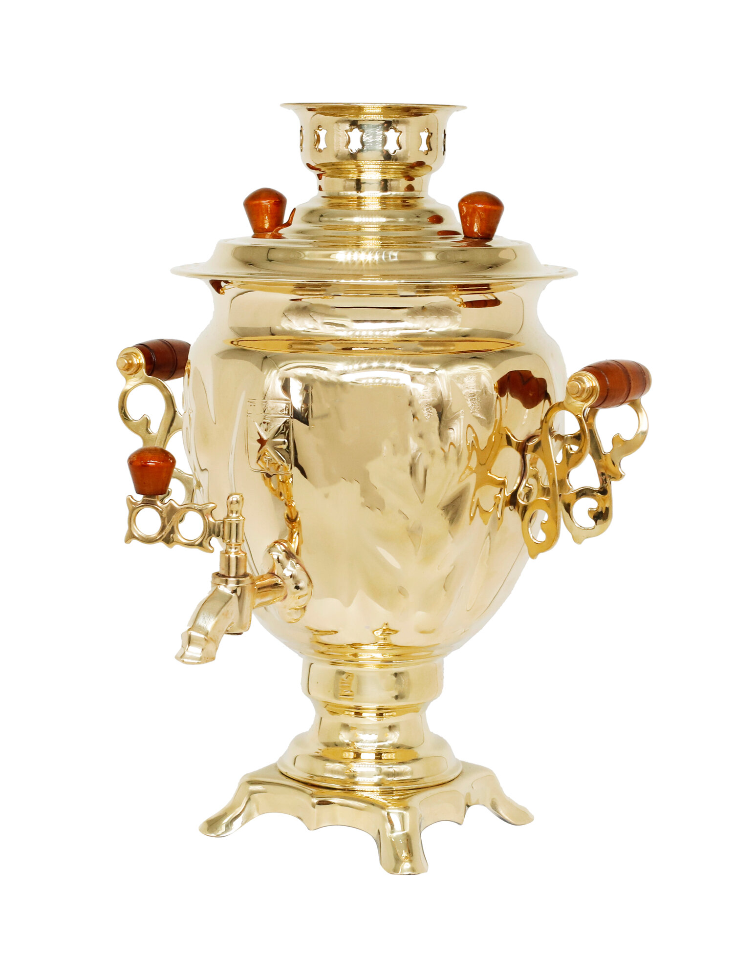 Самовар электрический 3 л. Желудь, желтый (13390)