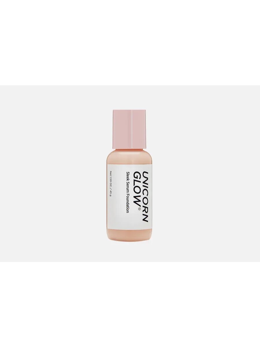 Сияющая тональная основа для лица UNICORN GLOW. Sleek Serum Foundation 45 мл 135W