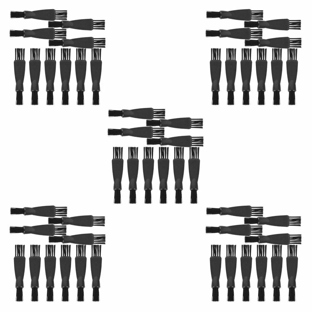 Двойная нейлоновая щетка для электробритвы и триммера черного цвета, набор 50 штук, для дома