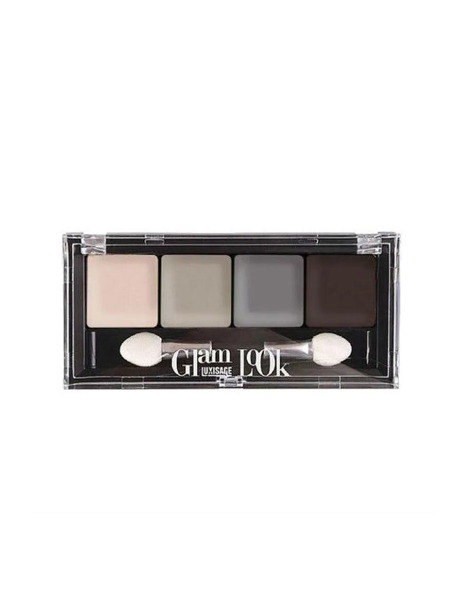 Люкс Визаж (Lux Vizage) Тени для век Glam Look 4-х цветные т
