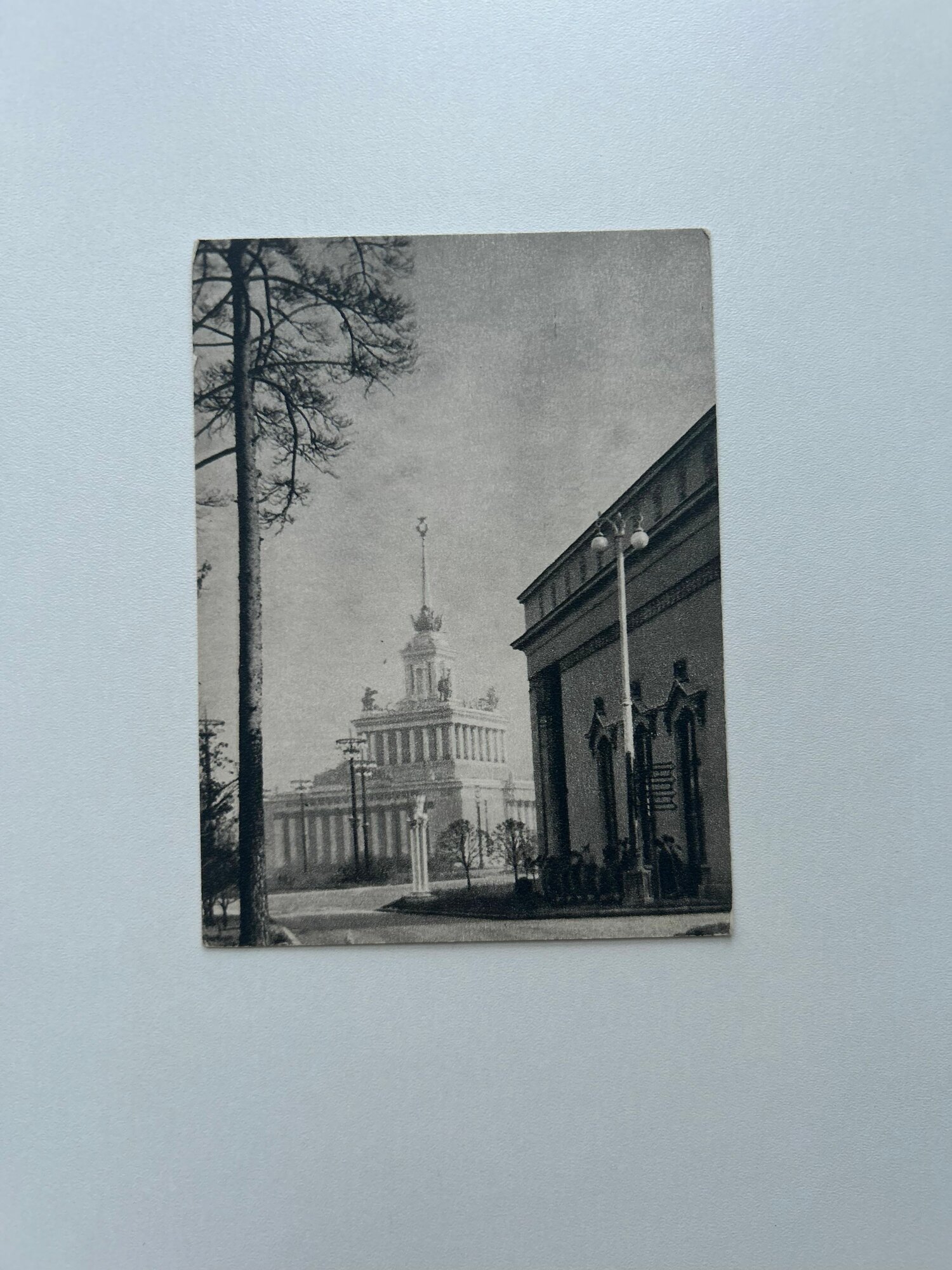 Набор из 3-х винтажных открыток СССР "ВДНХ". Издание 1954 года