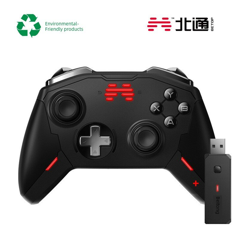 BTOUCH Zeus Elite Механическая игровая джойстик Черный с приемником беспроводной для ПК Steam iOS Android Nintendo