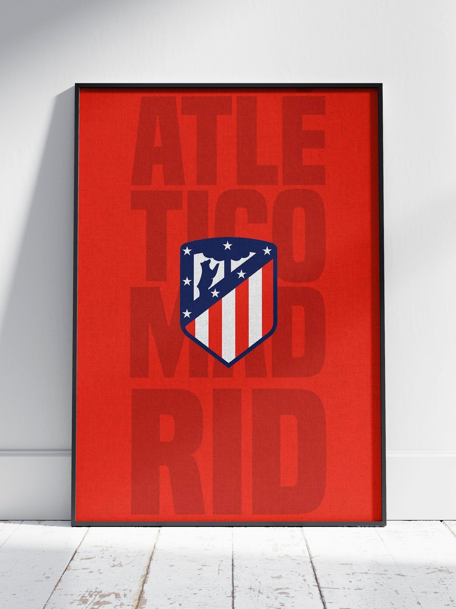 Плакат на стену для интерьера Атлетико Мадрид (Atletico Madrid 12) - Постер по спорту и физической активности формата A4 (21x30 см)
