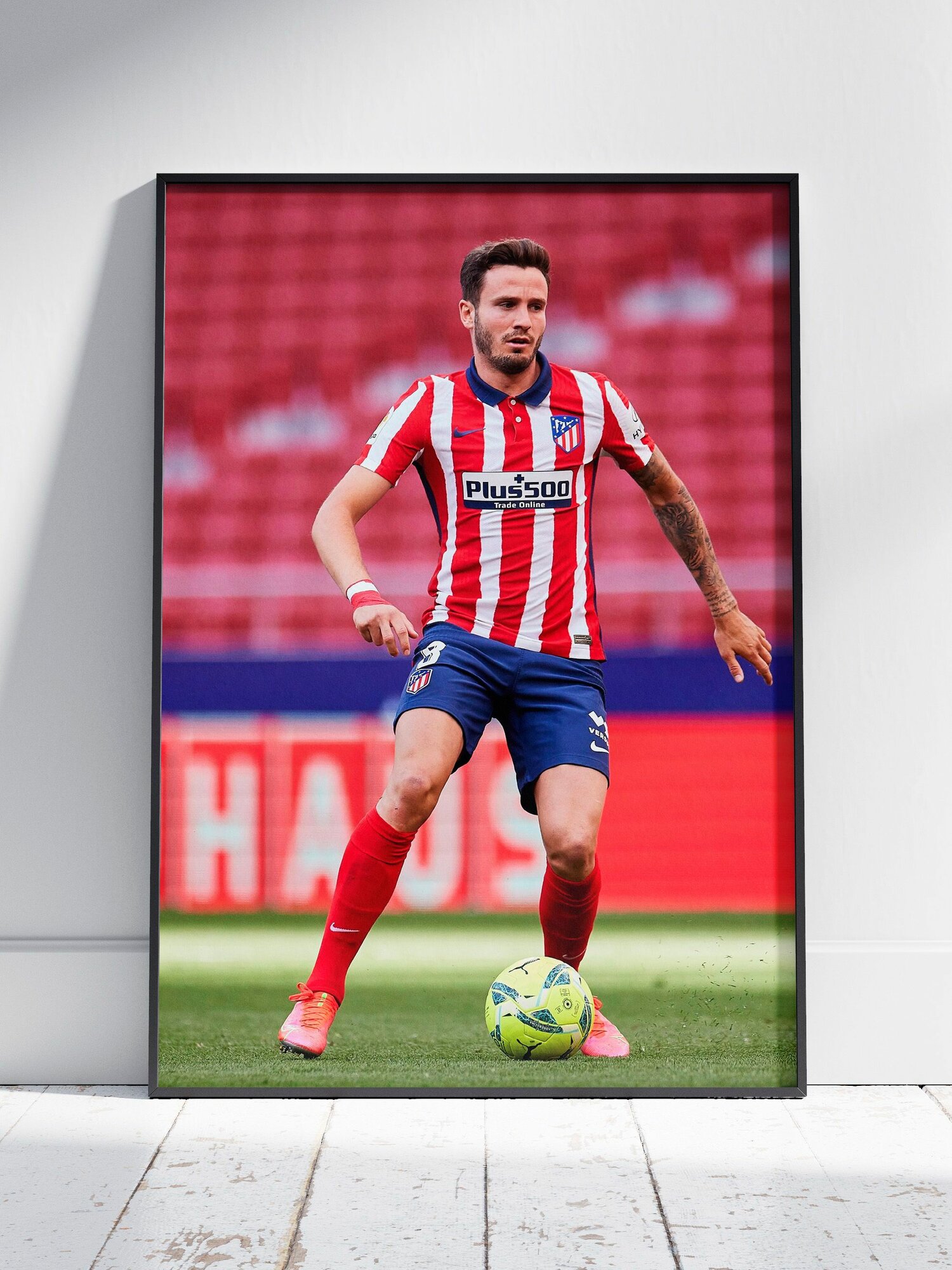 Плакат на стену для интерьера Атлетико Мадрид (Сауль Ньигес - Saul Niguez 1) - Постер по спорту и физической активности формата A4 (21x30 см)