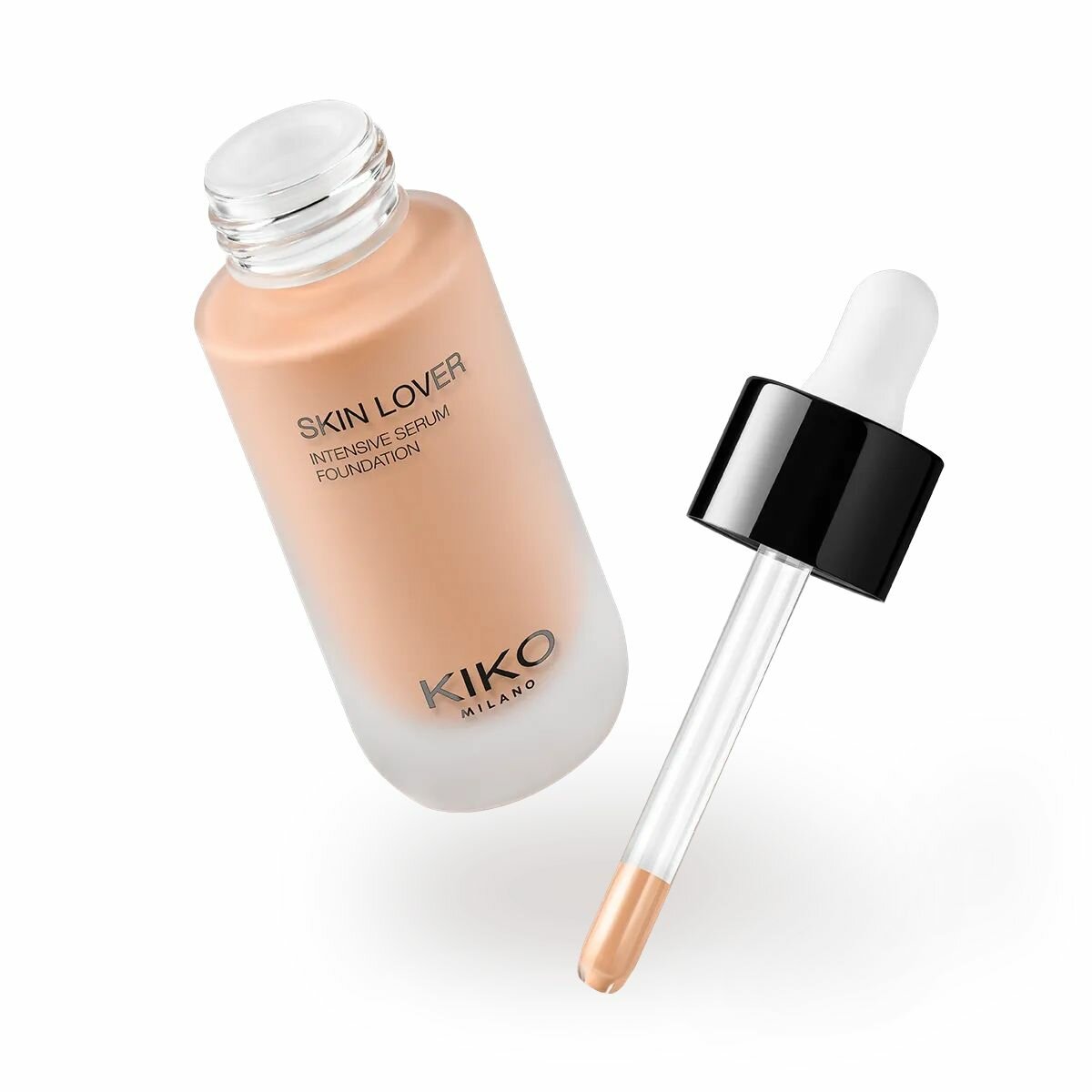 KIKO MILANO Стойкая увлажняющая тональная основа с сывороткой skin lover intensive serum foundation 28мл оттенок 3.5WG Warm Gold