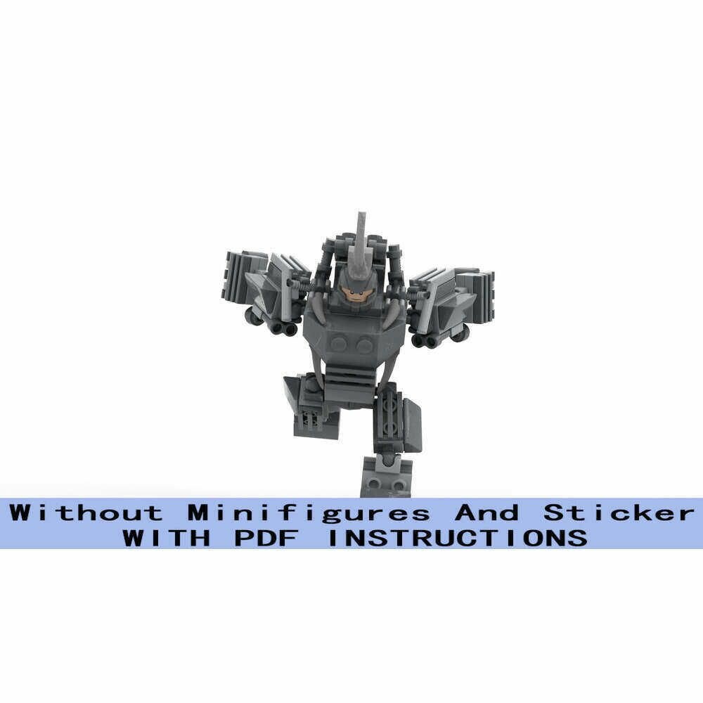 100 шт. Конструктор Rhino Buildable Figure Mini-fig Scale Spider-Man - Marvel Набор строительных блоков