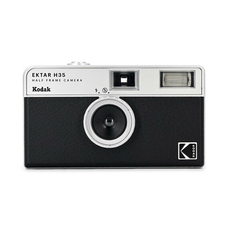 Камера KODAK Retro EKTAR H35 с вспышкой для студентов черная (без пленки и батареек) Цвет：Черный