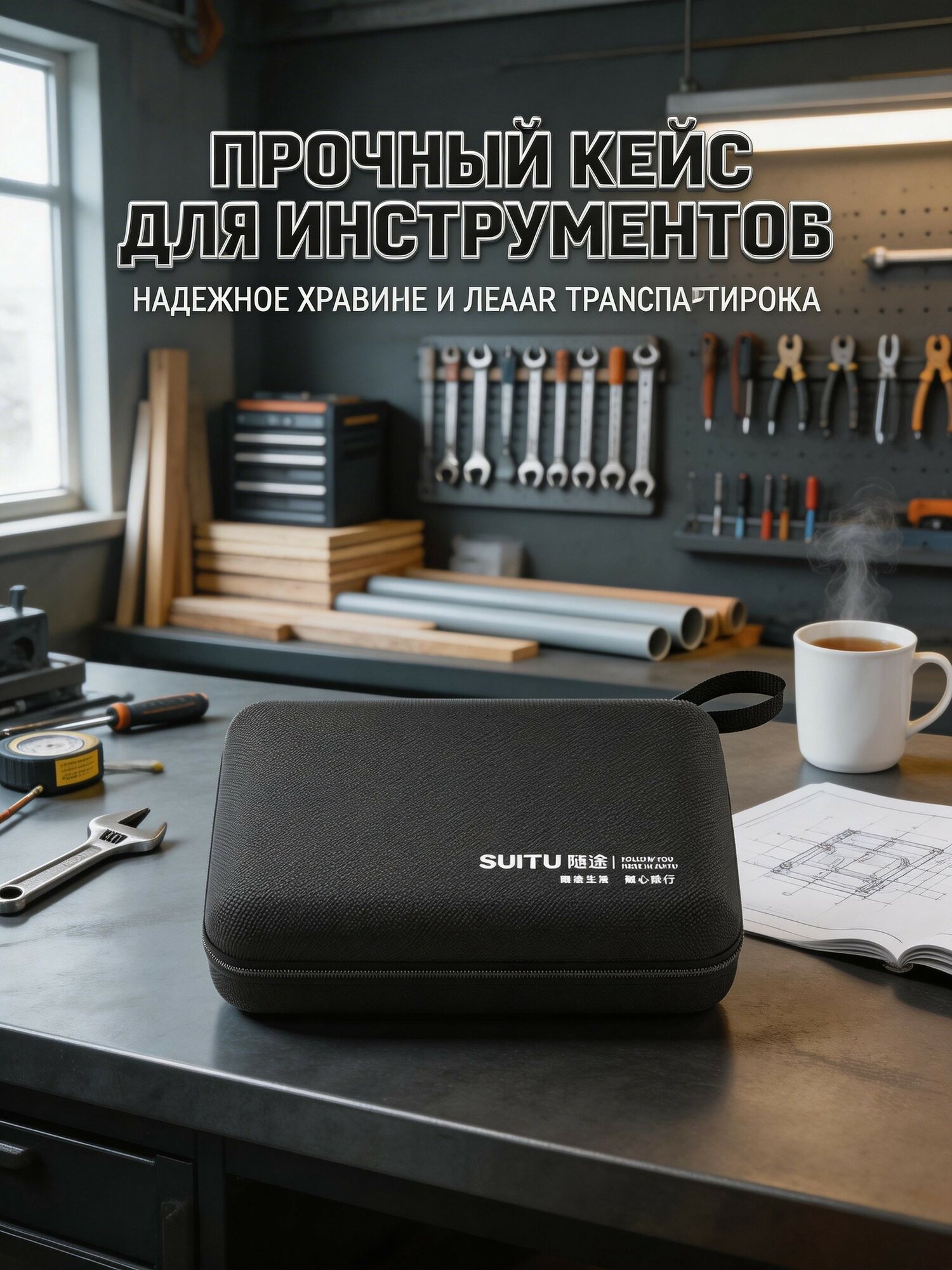 Малая сумка-кейс для инструментов, компактный переносной органайзер для хранения и транспортировки
