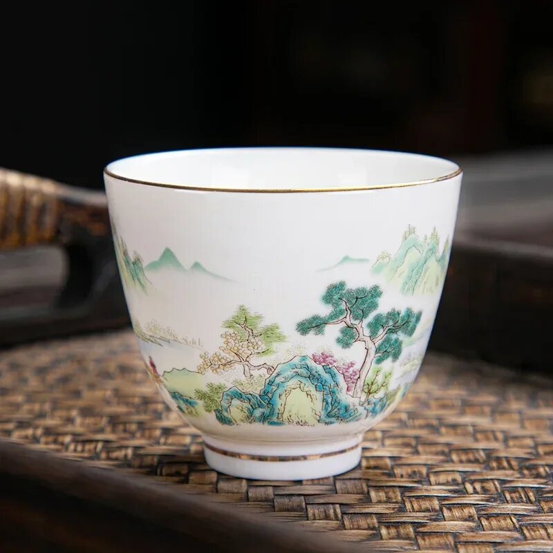 Керамическая чашка RI ONIY TEASET, ручная роспись A