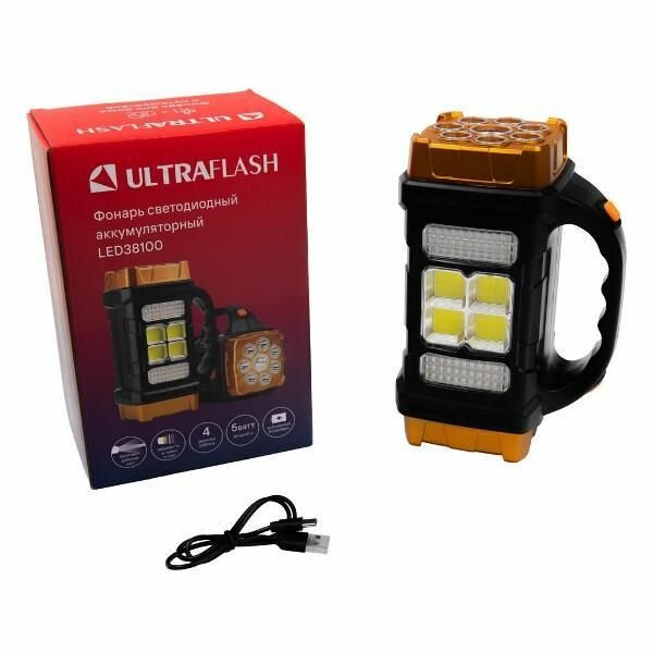 Фонарь ручной Ultraflash LED38100