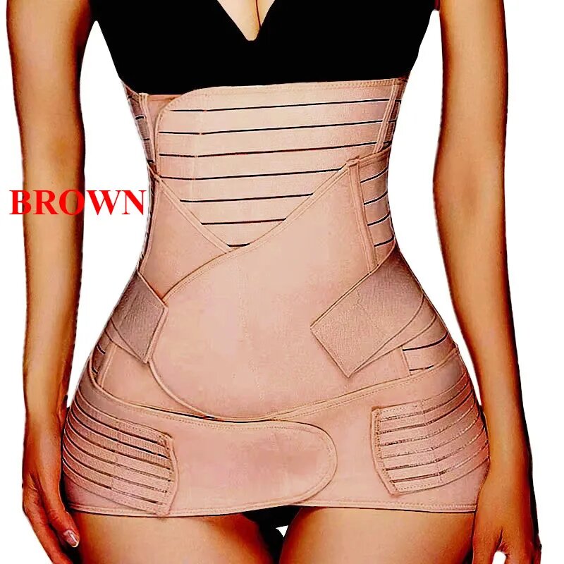 Корректирующее белье YTingHY 3 в 1, C-brown Belt