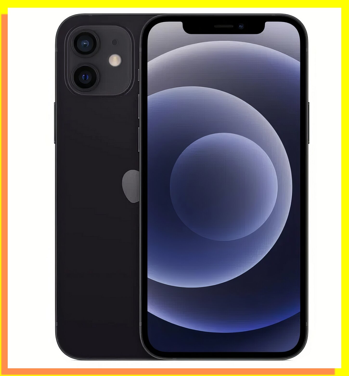 Смартфон Apple iPhone 12, 4ГБ/64ГБ, 5G, Dual nano-SIM, Черный/Black