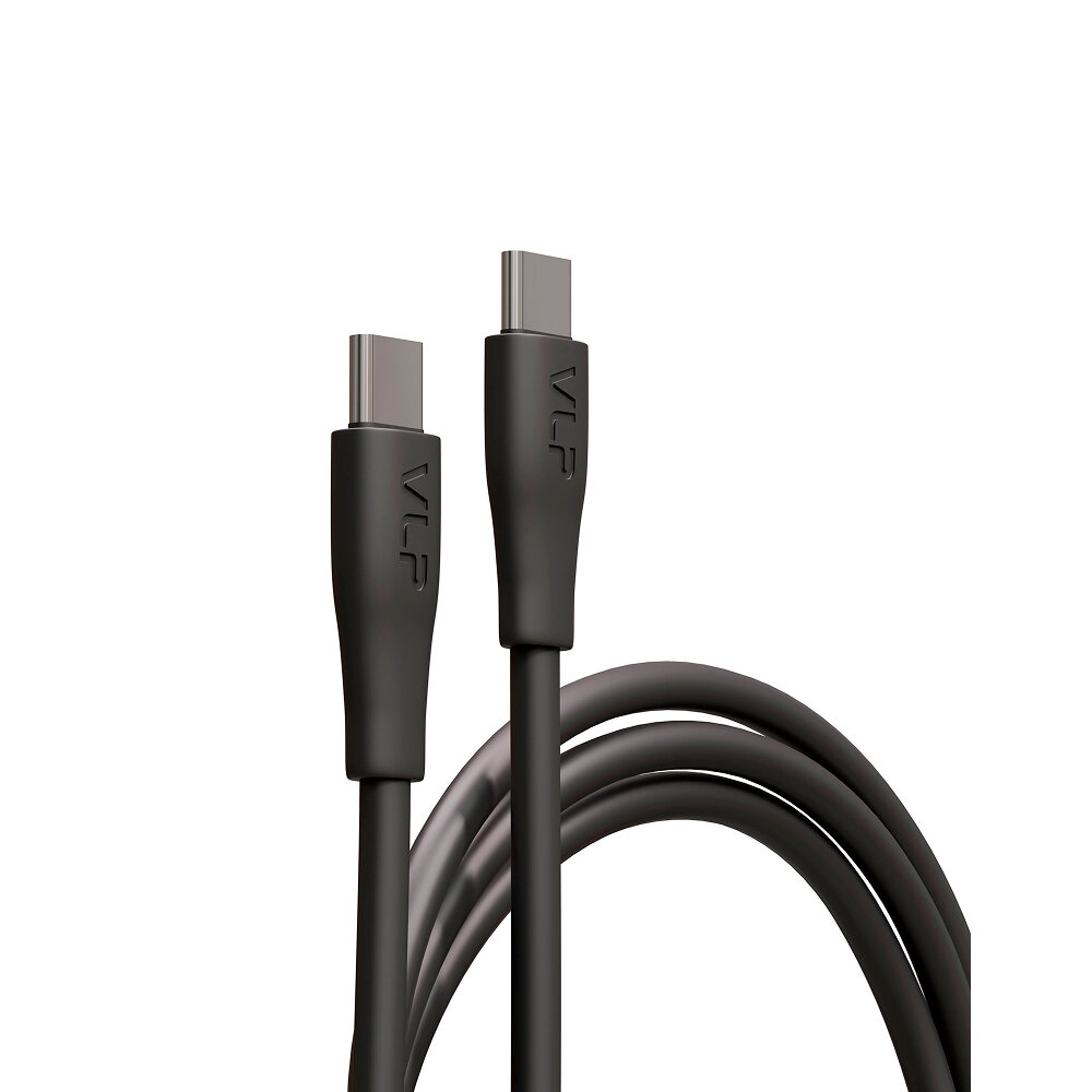 Кабель VLP LITE Color Line USB-C, 60W, 1м, черный