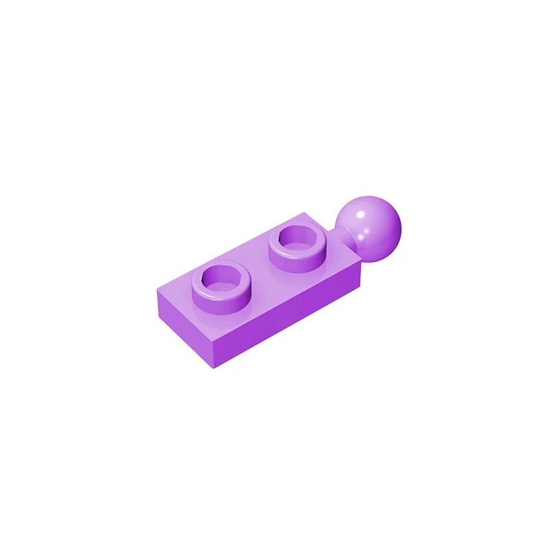 Пластина Lego 1x2 с шаром, фиолетовый (062)