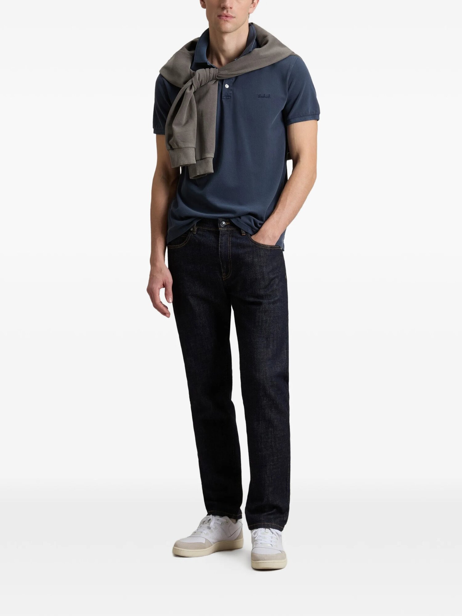 Рубашка Woolrich Mackinack, размер M, blue — фото 1